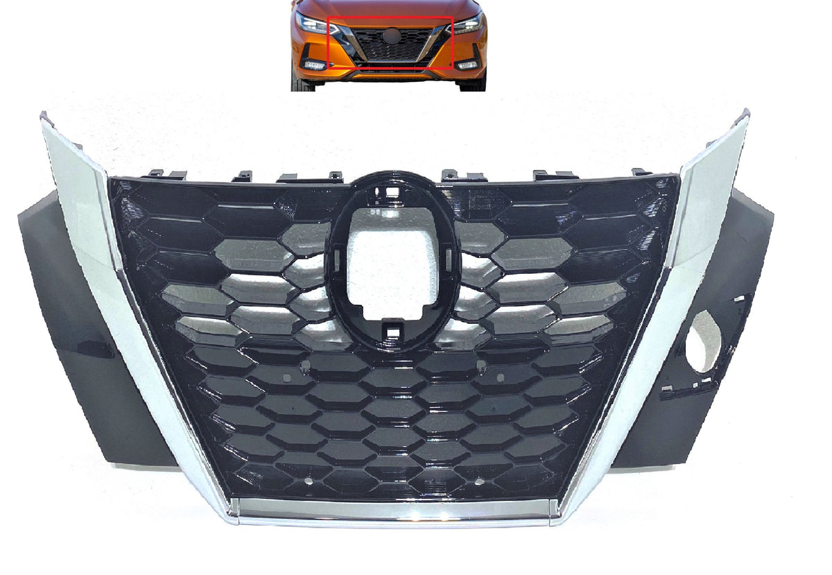 2020 2021 2022 2023 Nissan Sentra Grille Front Bumper Upper Grille ...