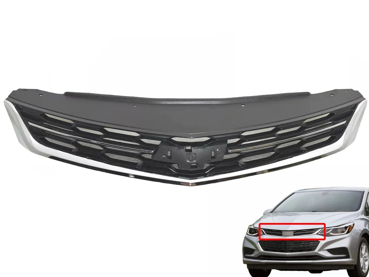 2016 2017 2018 Chevrolet Cruze Grille Front Bumper Upper Grille – Texas ...