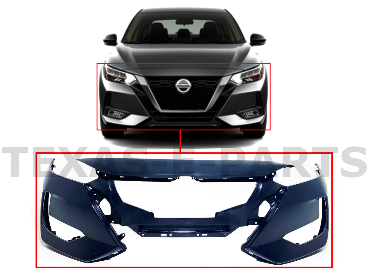 2020 2021 2022 2023 Nissan Sentra Front Bumper Cover | Texas-e-parts
