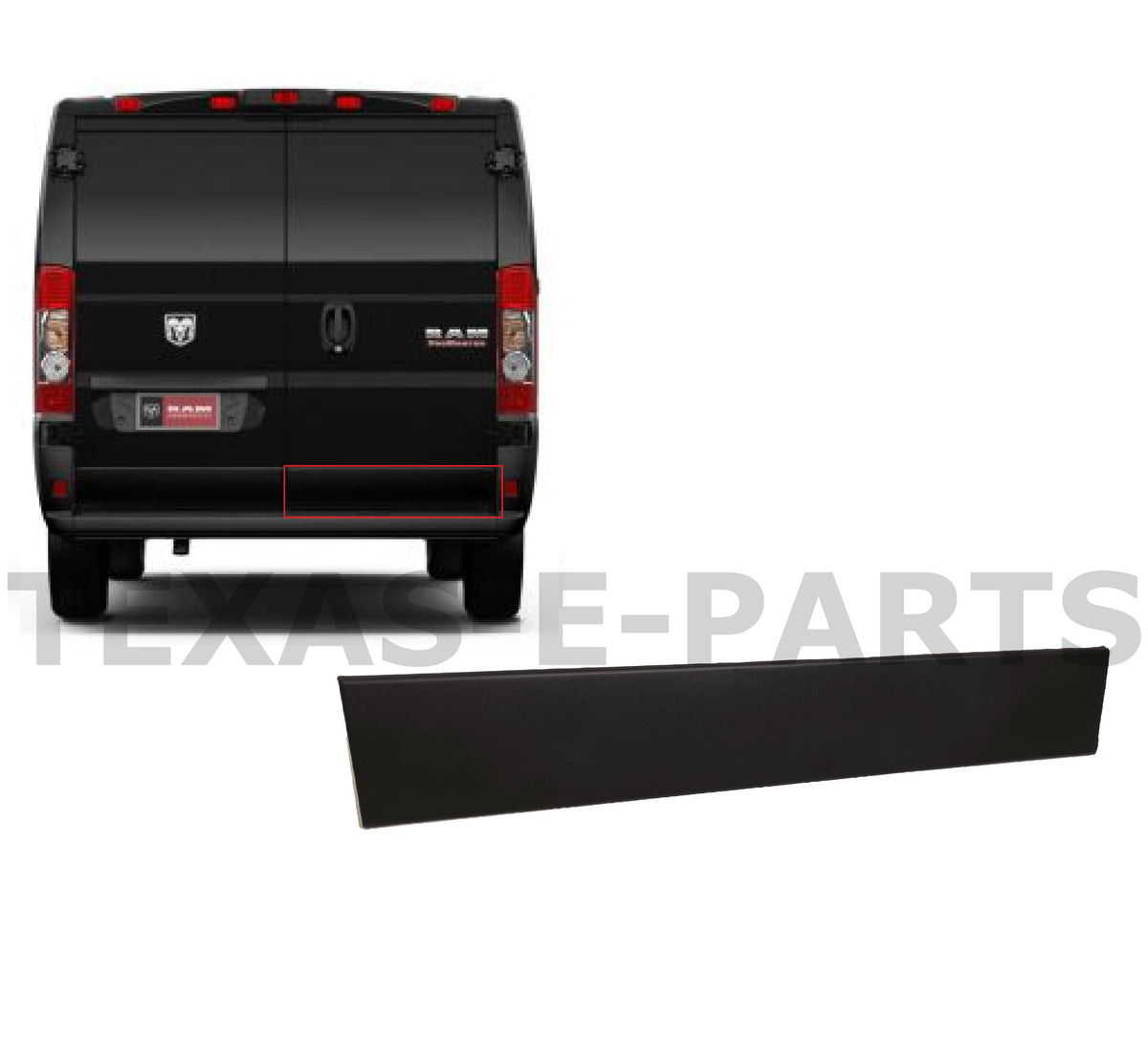 2019 2020 2021 2022 2023 2024 2025 Ram Promaster Back Door Molding Trim ...