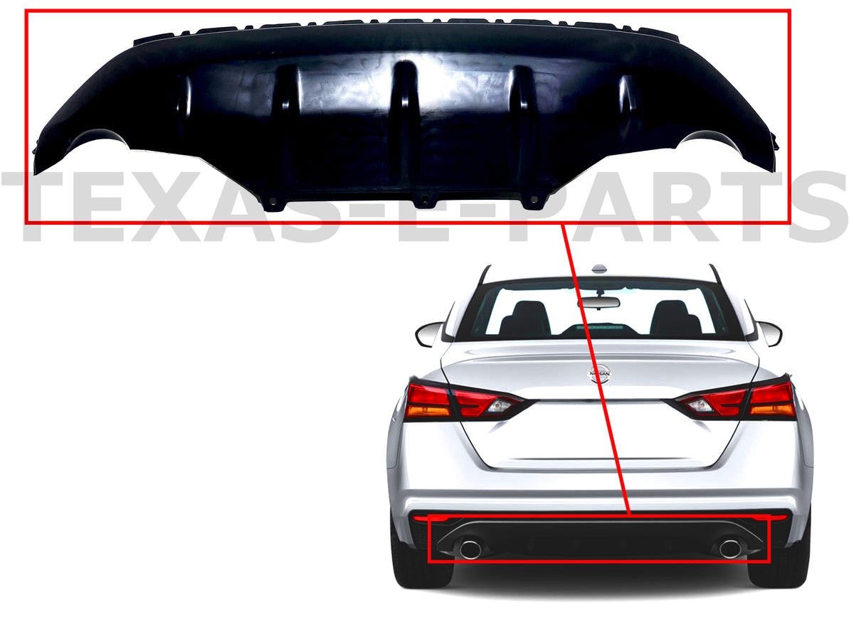 2019 2020 2021 2022 Nissan Altima S Rear Bumper Lower Valance Cover ...